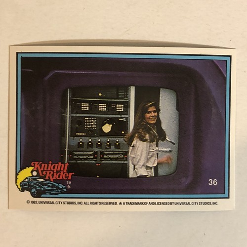 Knight Rider Trading Card 1982 #36 Patricia McPherson | eBay