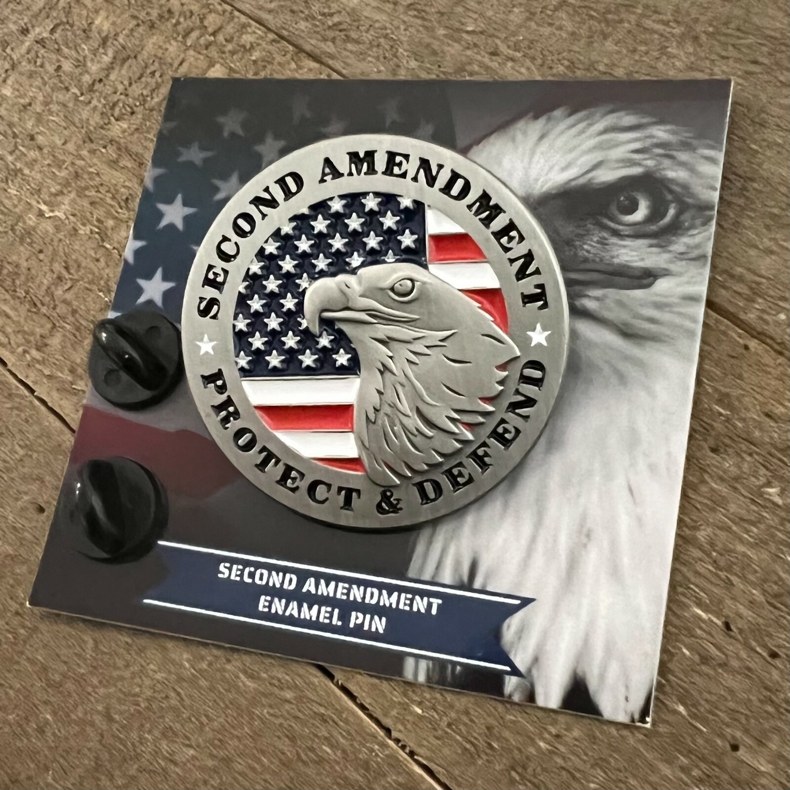 Second Amendment Protect & Defend Lapel Pin by Agent Gear USA | eBay