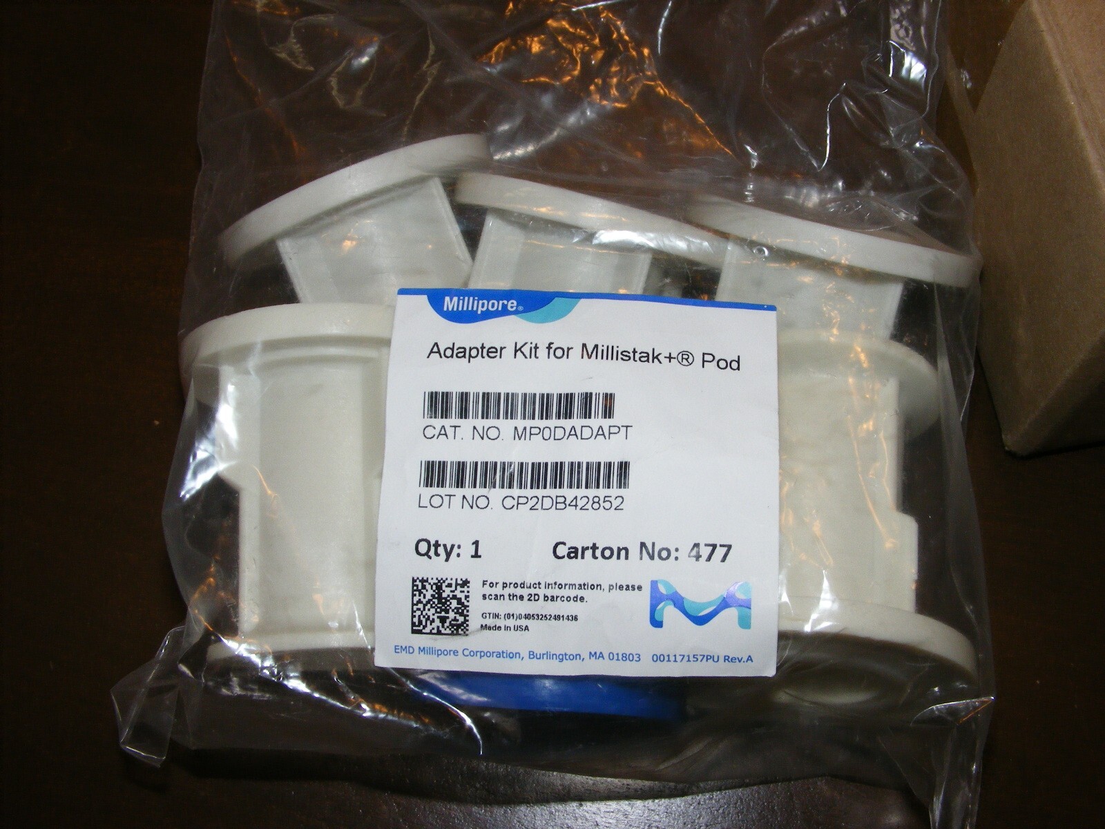 Millipore MP0DADAPT Adapter Kit for Millistak+ Pod ( 1 ) (Mill) | eBay