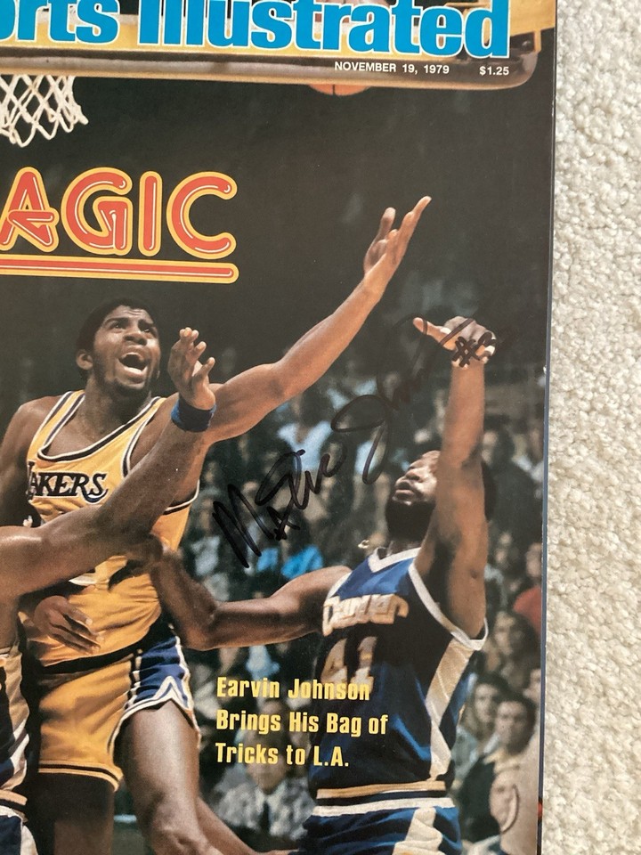 MAGIC JOHNSON SIGNED SPORTS ILLUSTRATED BECKETT COA 11/19/79 HOF | eBay