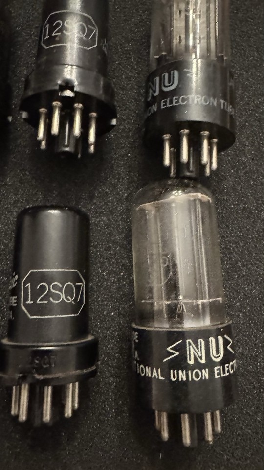 12SA7 12SK7 12SQ7 35Z5GT 50L6GT NOS Classic Radio Set Of 5 Audio Tubes ...