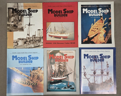Model Ship Builder Magazine 1987 Full Year | eBay