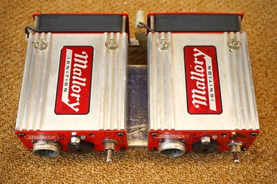 Mallory Electronic Ignition Boxes 426 Hemi Dual Distributor & Bracket ...