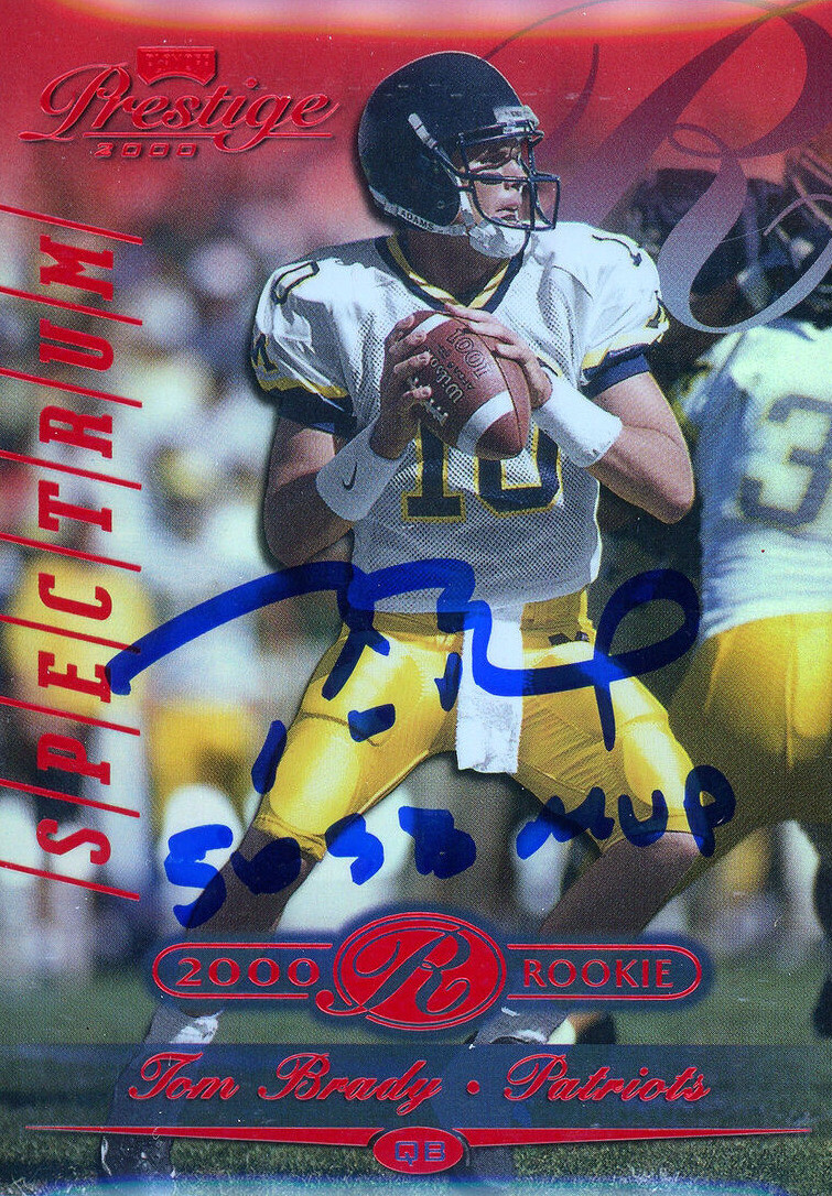2000 Playoff Prestige - Red Spectrum #286 Tom Brady /100 (RC) for sale ...