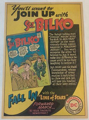 1957 SGT BILKO comic book ad page ~ DC Comics | eBay