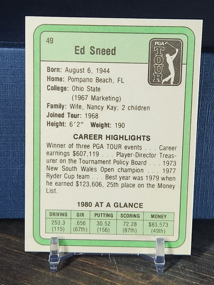 1981 Donruss #49 Ed Sneed | eBay