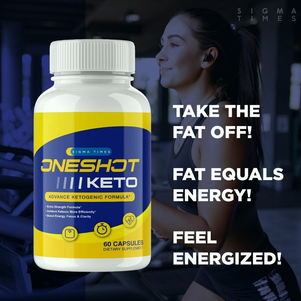 (1 Bottle) OneShot Keto Capsules- Keto ACV Pills for Advanced Weight ...