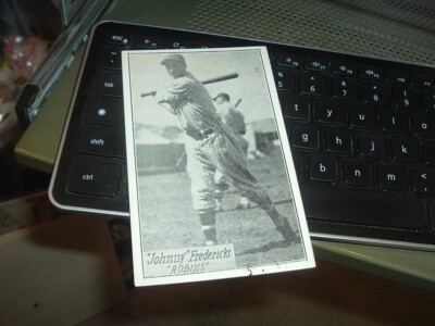 1929 R315 Baseball Johnny Fredericks Brooklyn Robins NO Creases! | eBay