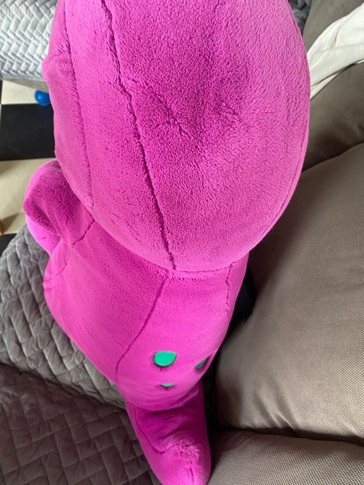 Giant Barney 3 Foot Plush Dinosaur Stuffed Toy | eBay
