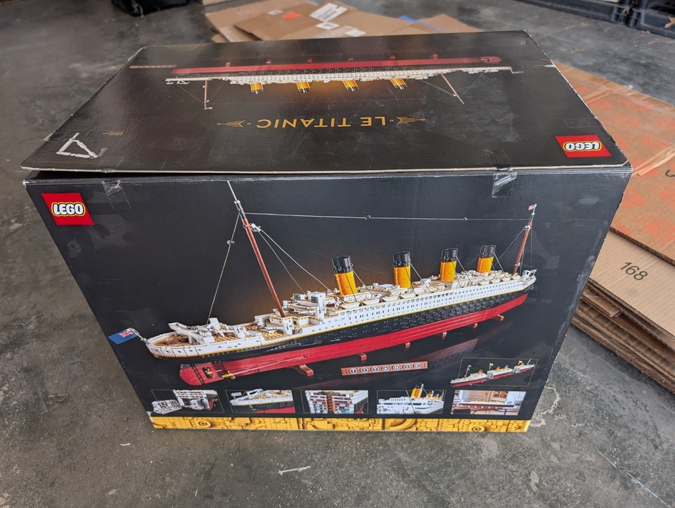 LEGO Icons Titanic 10294 Box Boxes Instruction Book books Only - FREE ...
