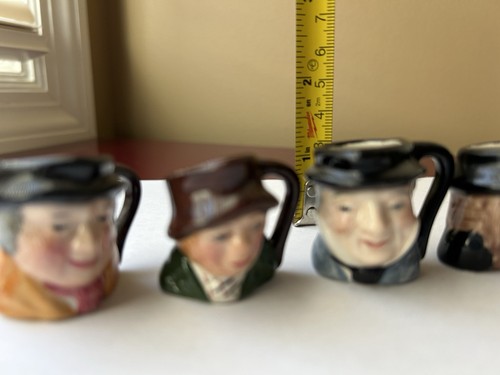 Artone England 4 Small Toby Mug Jug Tony Weller, CptCuttle, Artful ...