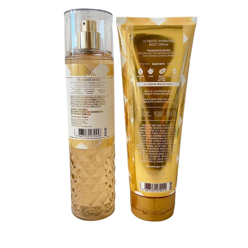 Bath & Body Works Gingham Glow Mist & Body Cream Set | eBay