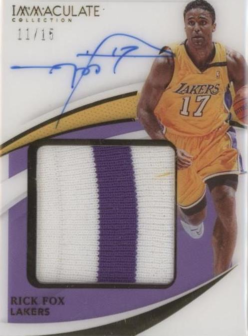 2020-21 Panini Immaculate Collection - Premium Patch Autographs Rick ...