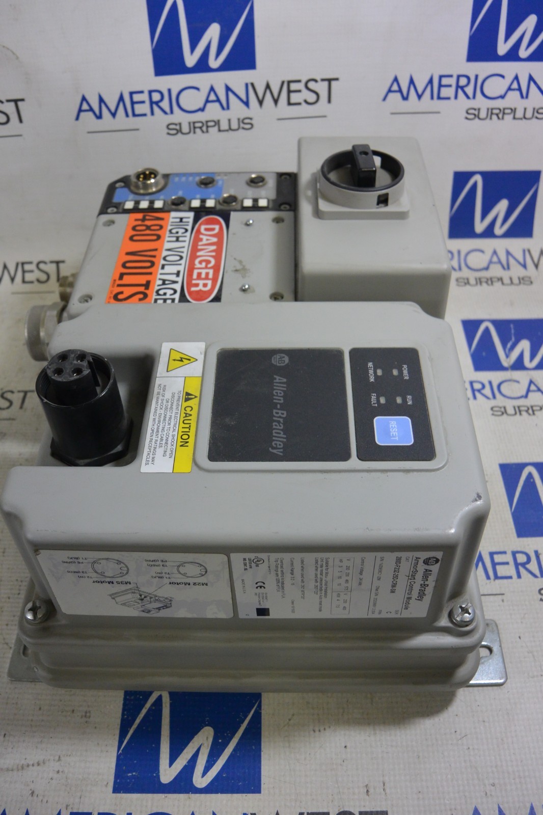 Allen Bradley 280D-F23Z-25D-CRW-SM ArmorStart Control Module w/ 280D-FN ...