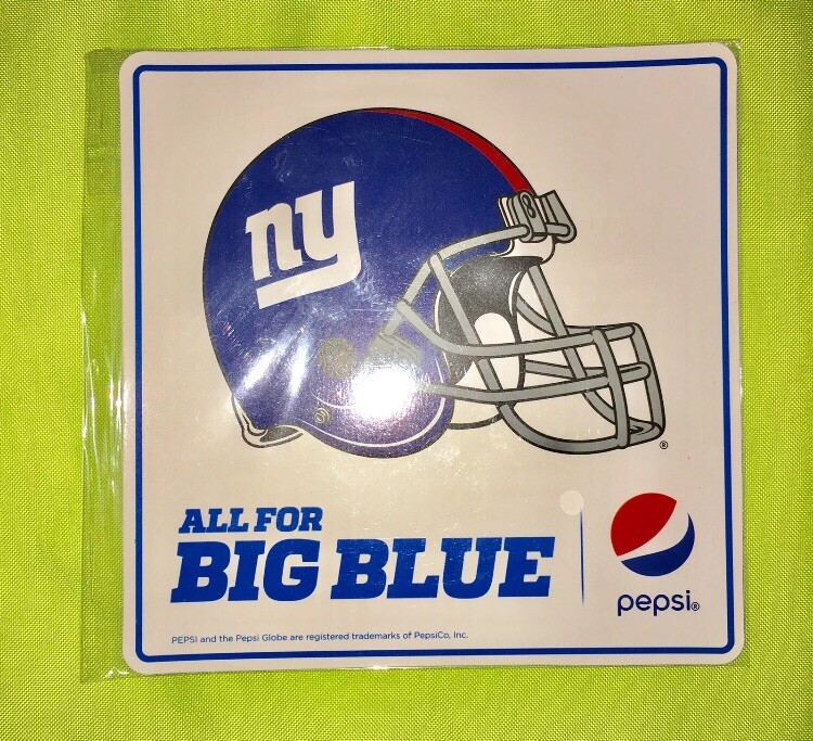 New York GIANTS Football Magnet Auto Car Magnet / Fridge Magnet NFL NY ...