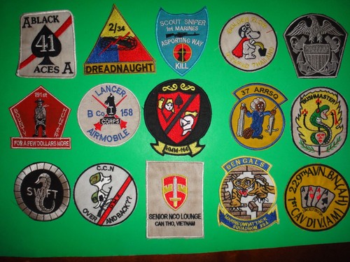 Lot #1 Vietnam War US Army Air Force Navy Marines Patches at $10 each ...