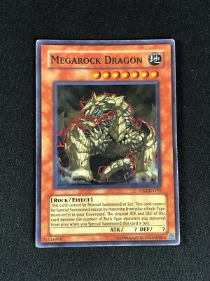 YUGIOH MEGAROCK DRAGON DR3-EN195 SUPER HP/CREASES | eBay