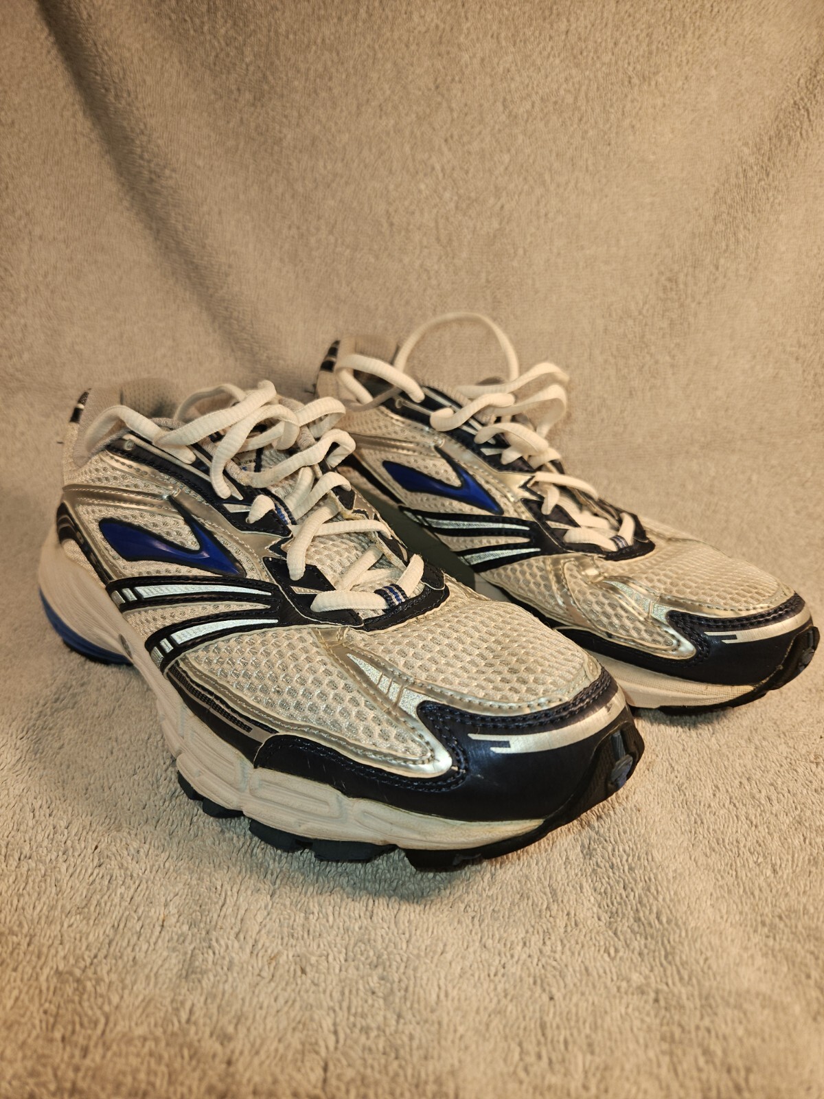BROOKS BLUE GREY ADRENALINE GTS 9 SIZE 7.5 UNIVERSAL PLATFORM DRB ...