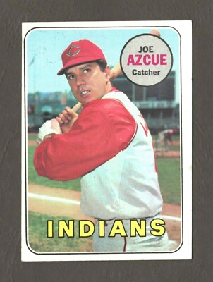 1969 Topps Baseball Card #176 Joe Azcue – Cleveland Indians | eBay