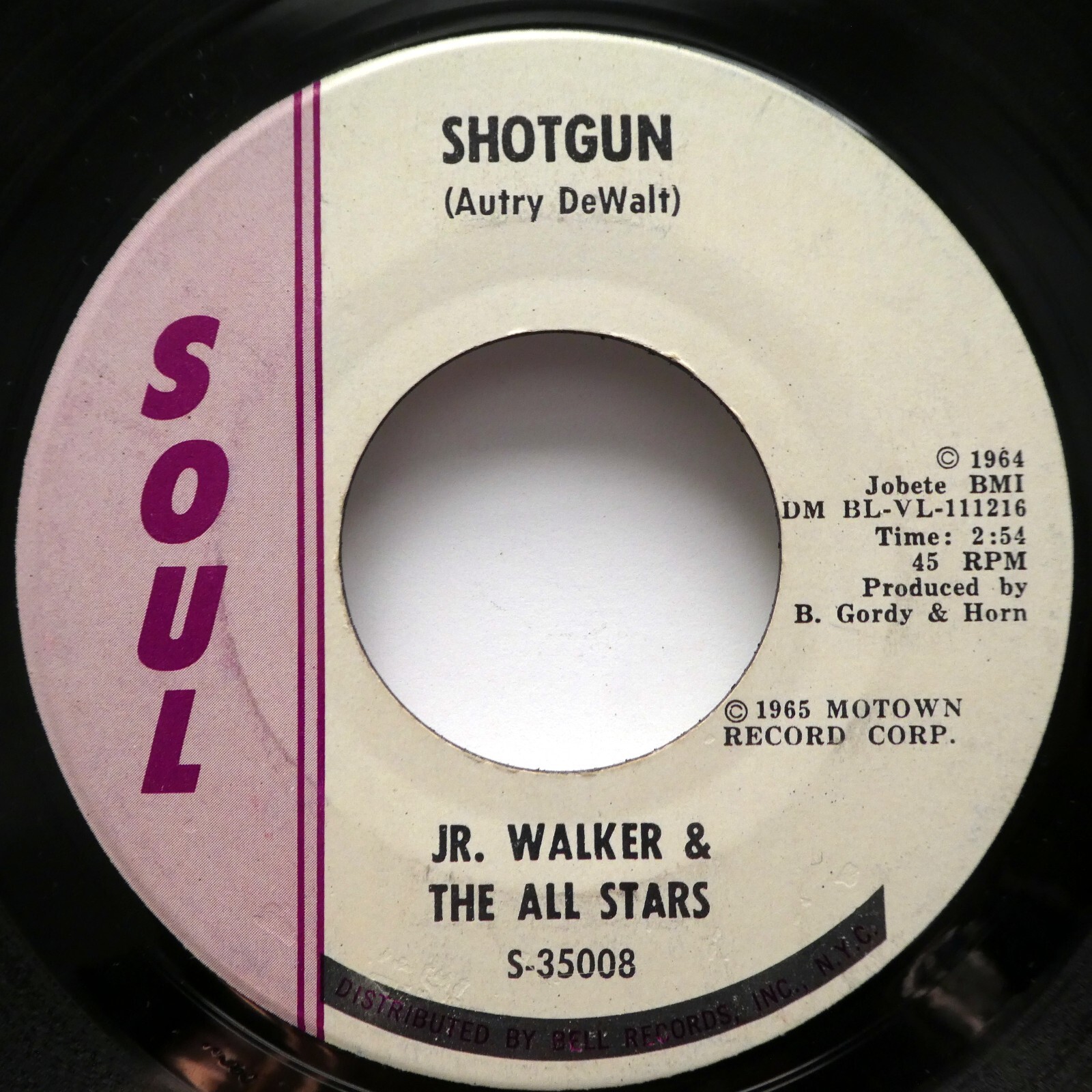 JR WALKER & The ALL STARS 45 Shotgun / Hot Cha SOUL Motown #2747 | eBay
