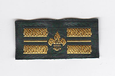 1967-71 UK / BRITISH SCOUTS - SENIOR PATROL LEADER (SPL) SCOUT RANK ...