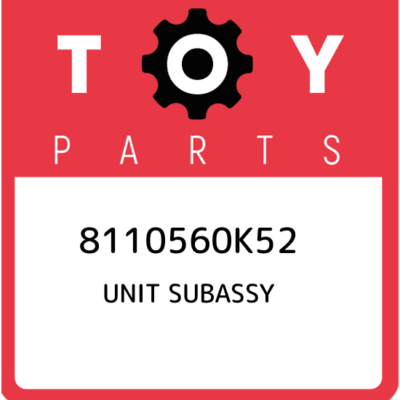 81105-60K52 Toyota Headlight unit subassy, rh 8110560K52, New Genuine ...