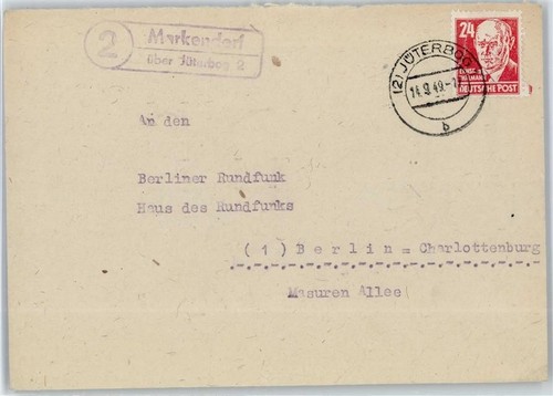 51324034 - 1700 Jueterbog country postmark Markendorf | eBay