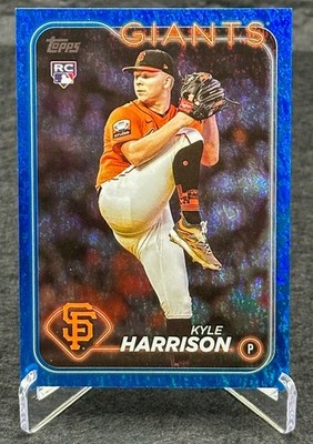 2024 Topps Series 2 - Kyle Harrison Blue Foil /999 (RC) San Francisco ...