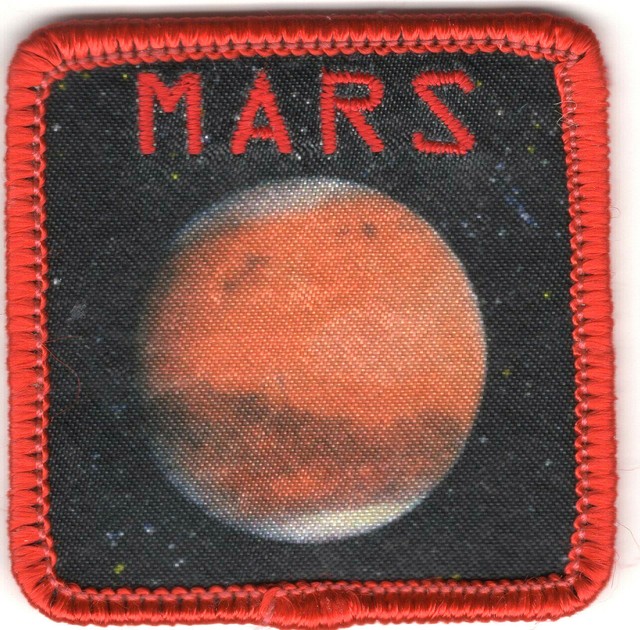 MARS Iron On Printed Patch Astronomy Outer Space | eBay