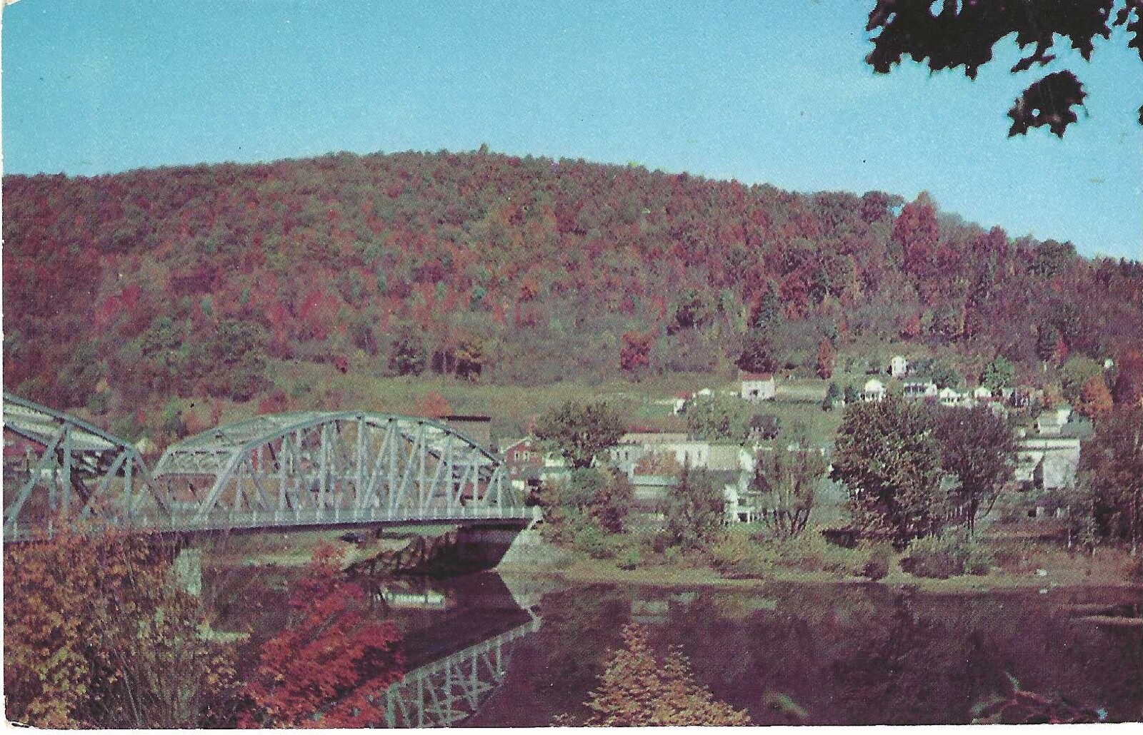 TIDIOUTE, PENNSYLVANIA PA POSTCARD The Allegheny River, Metal Bridge ...