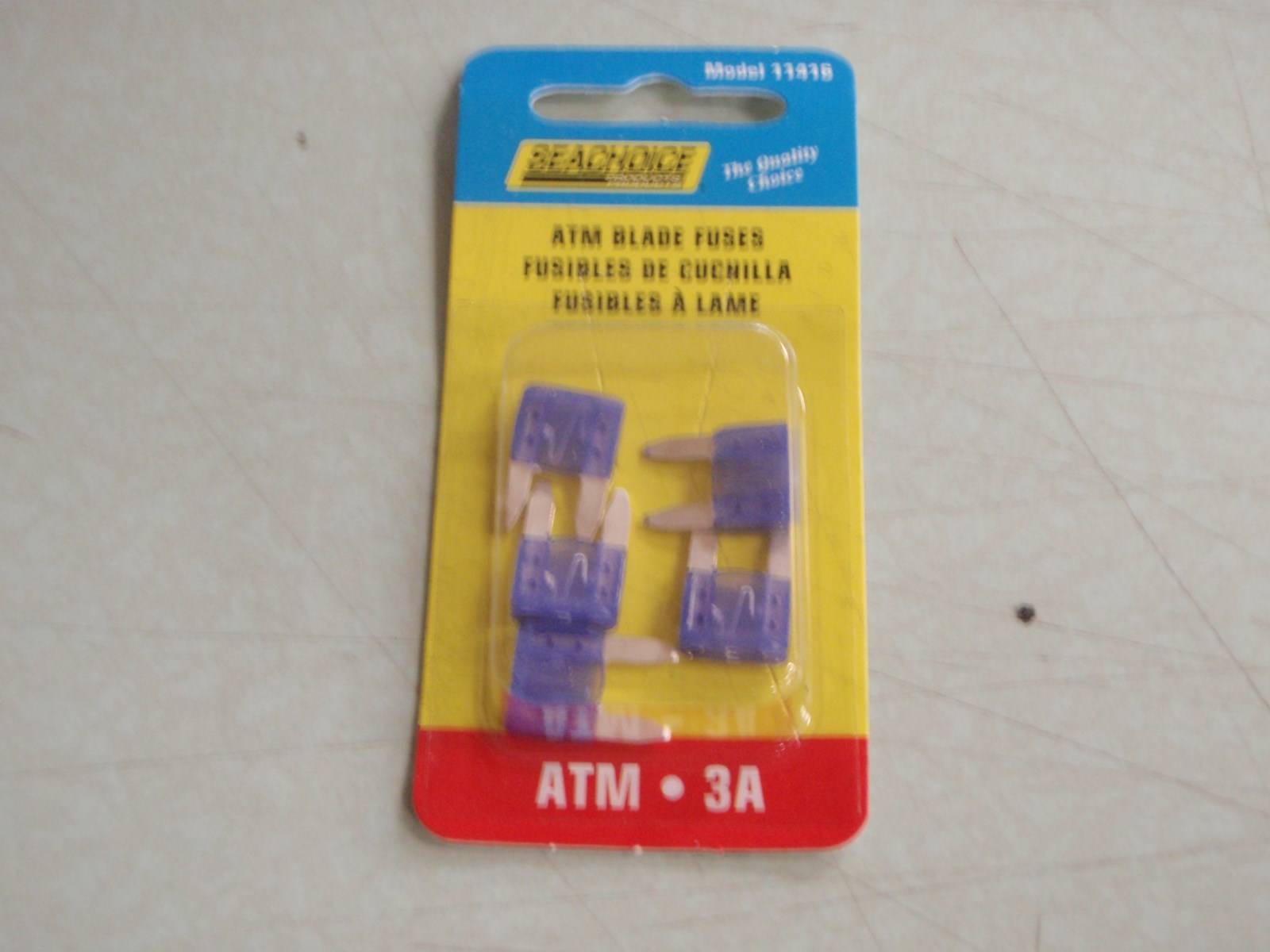 FUSE FUSES MARINE GRADE ATM 3 AMP 11416 BLADE 5 PAC RV BOAT AUTO 12V ...