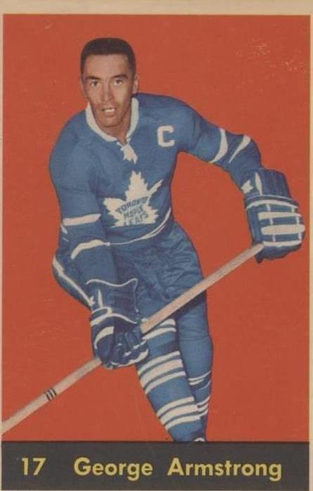 1960-61 Parkhurst - George Armstrong #17 for sale online | eBay