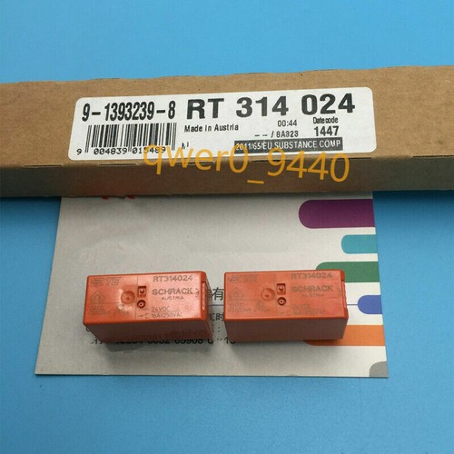 5Pcs New SCHRACK Relay RT314024 a Group of Conversion 8 feet 16A250VAC ...
