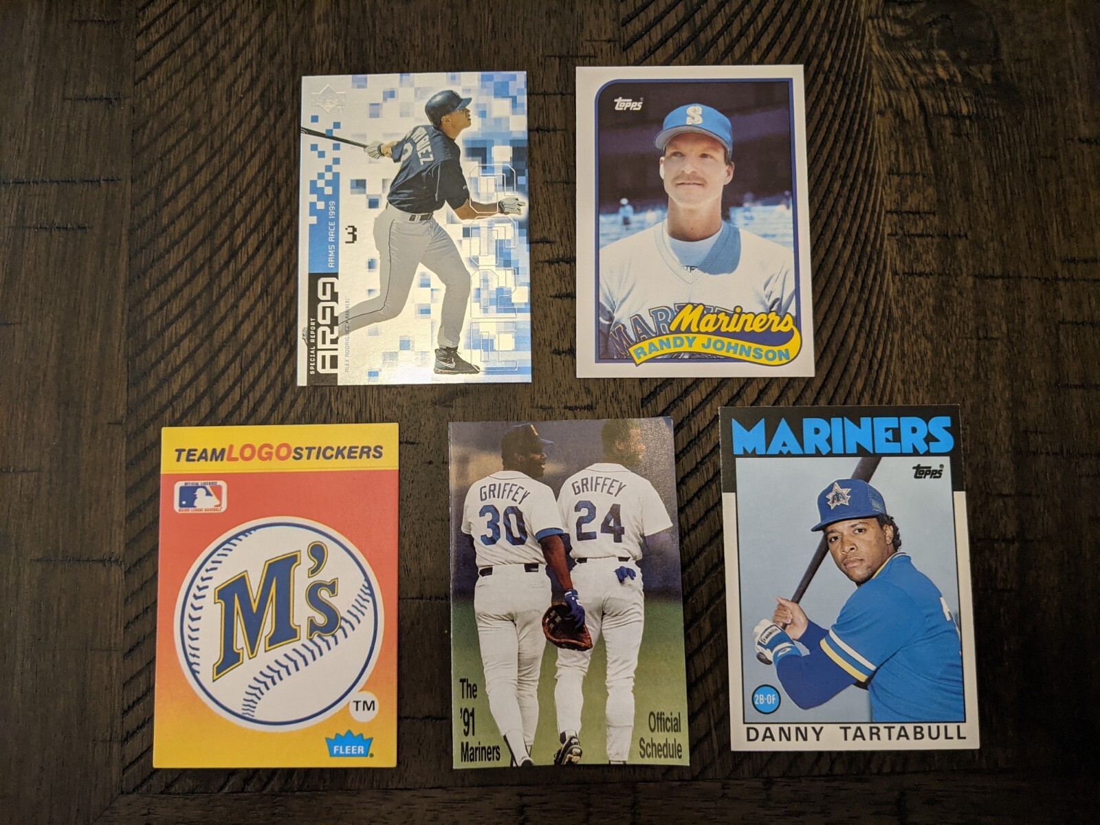 Seattle Mariners Pocket Schedule Fan Pack w/ cards Griffey, Randy ...