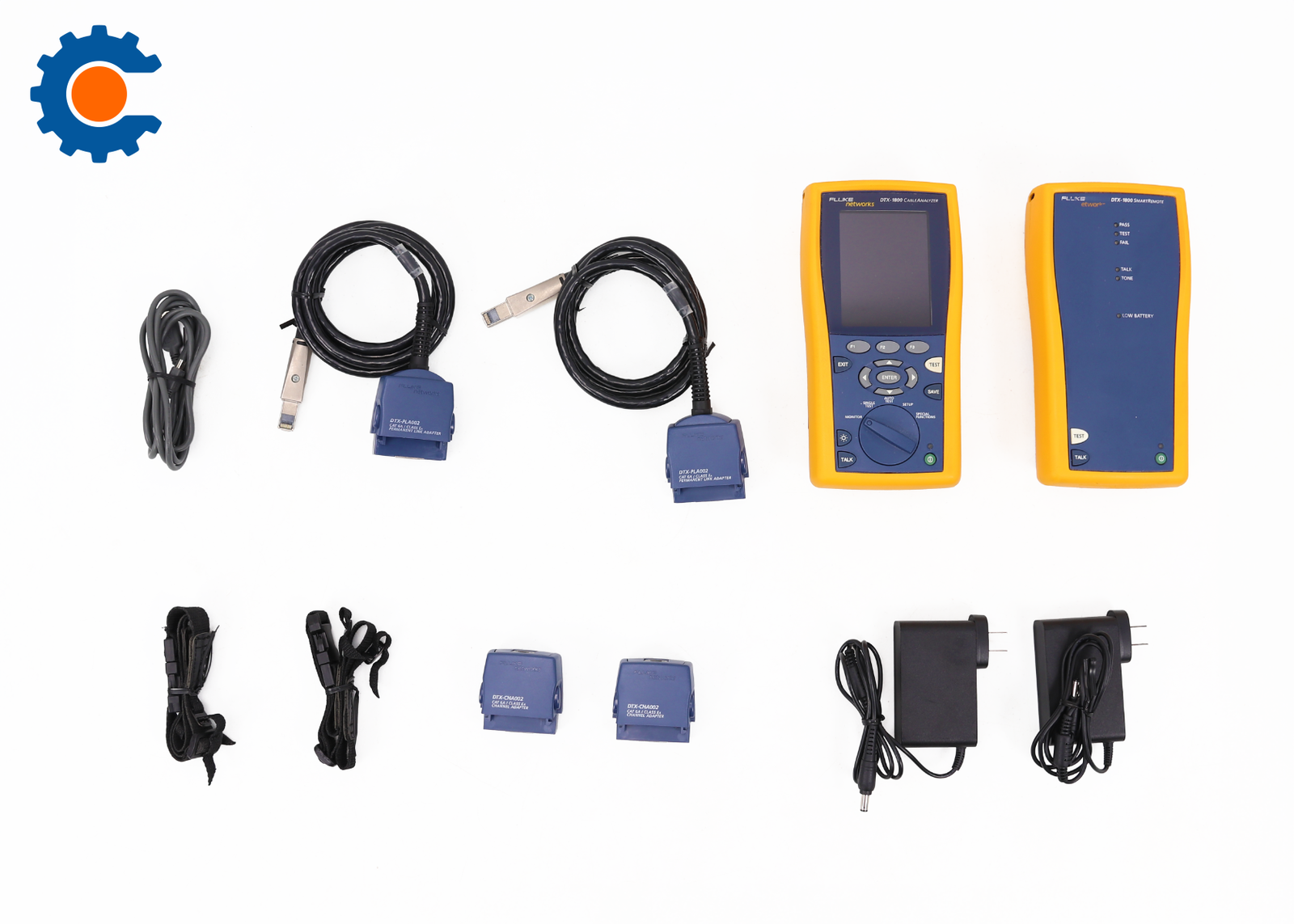 Fluke Networks DTX-1800 Cable Analyzer with Smart Remote Cat6a SM MM ...