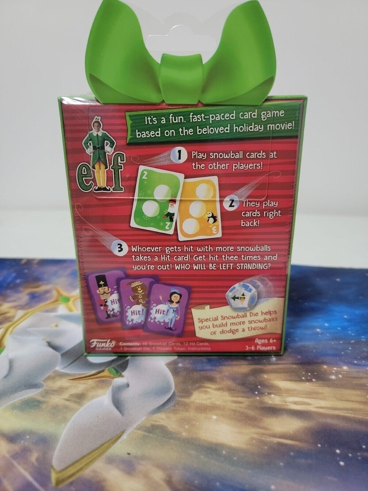 Funko Family Card Games - Elf Movie - SNOWBALL SHOWDOWN - New | eBay