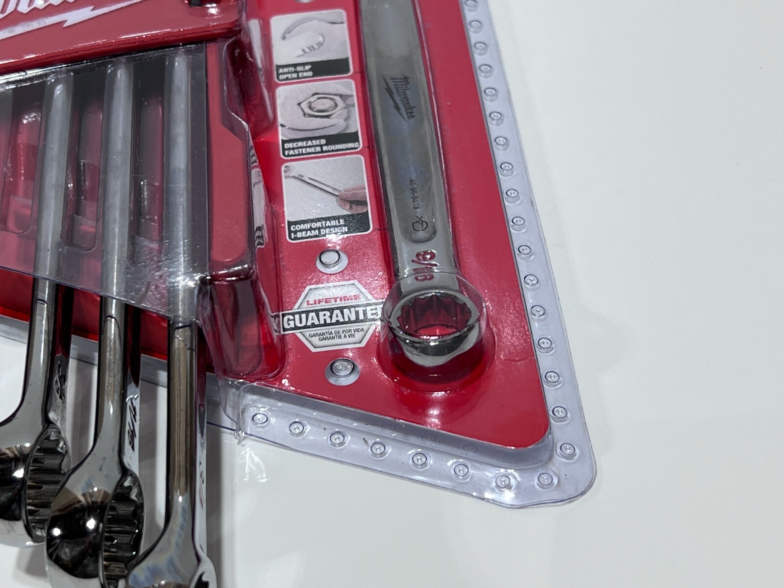 Milwaukee Tools 7pc SAE Combination Wrench Set w/ Rack — Model 48-22 ...