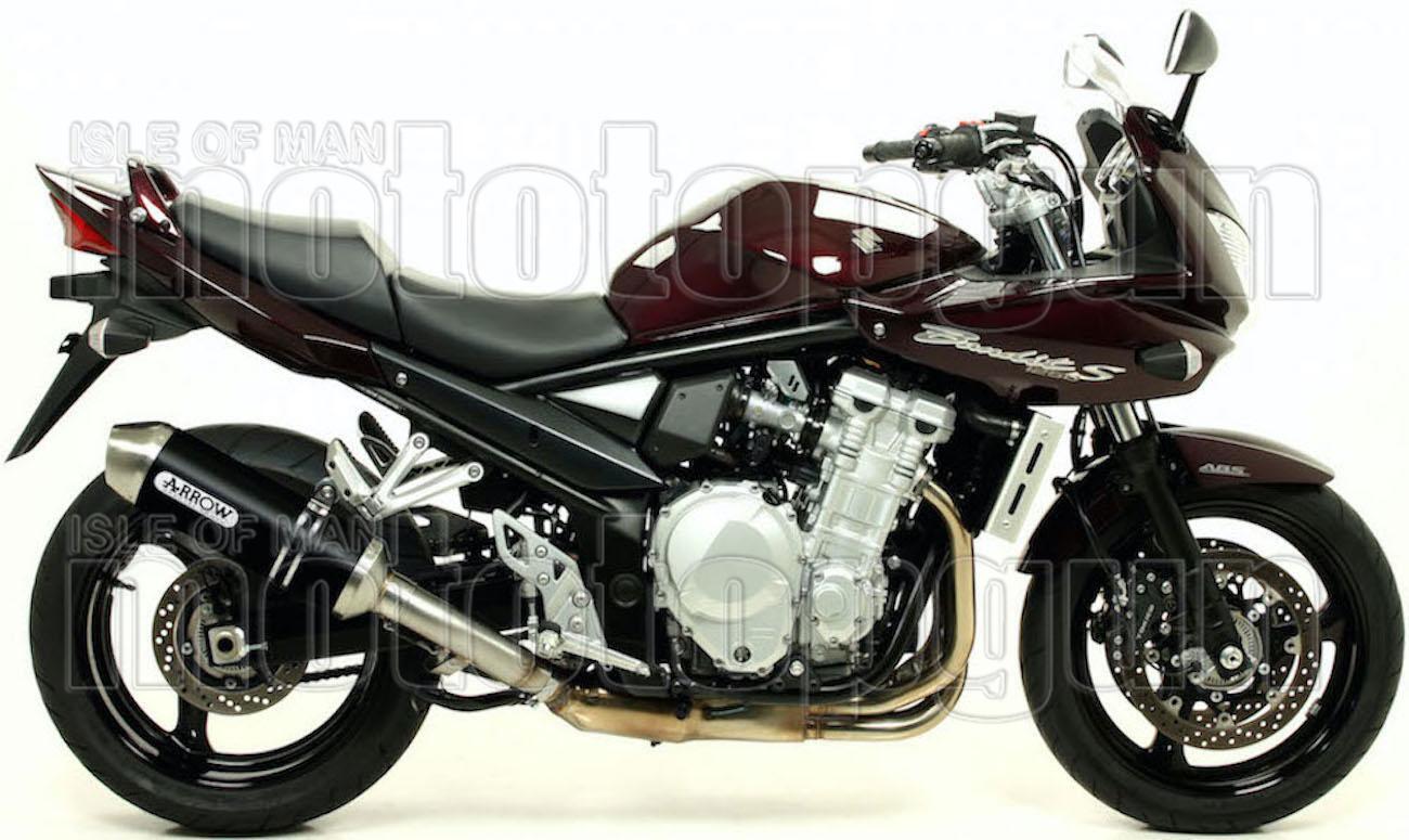 ARROW EXHAUST O RACE-TECH BLACK ALUMINIUM SUZUKI GSF 1250 BANDIT 2007 ...