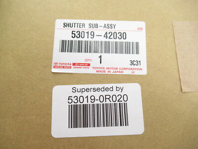 Genuine OEM Toyota 53019-0R020 Radiator Shutter Assy 2019-2022 RAV4 | eBay