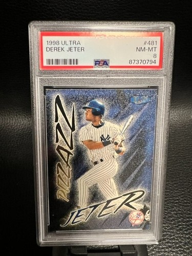 1998 FLEER ULTRA DEREK JETER #481 PSA 8 YANKEES | eBay