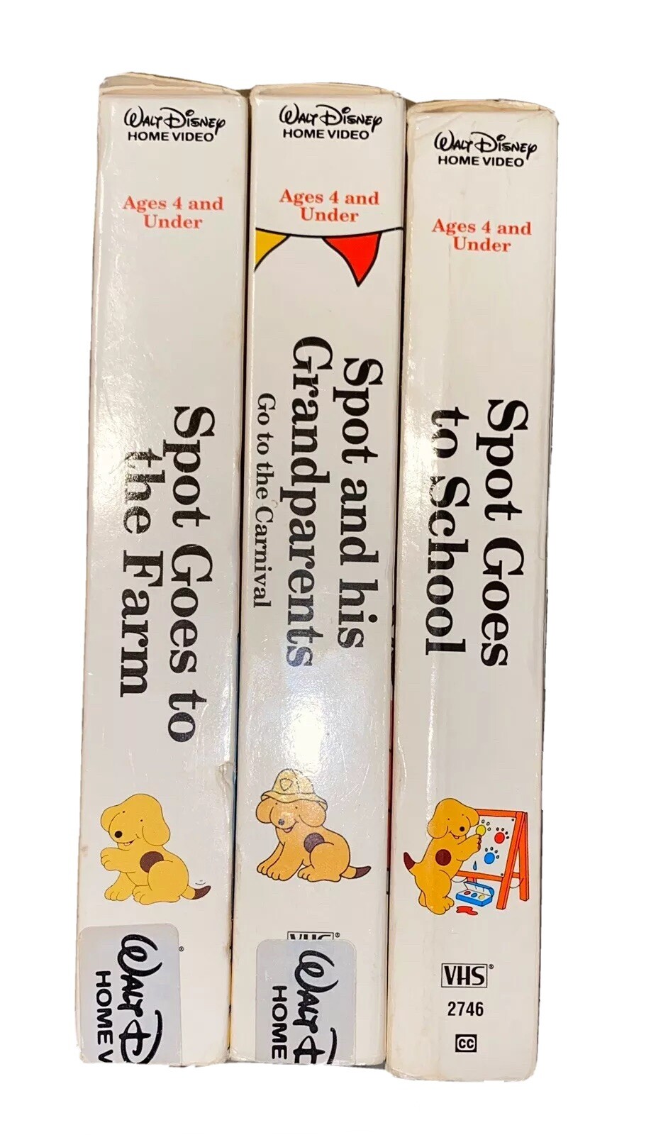 Spot Goes to the Farm,Spot Goes To School, Spot And His Grandparents. 3 ...