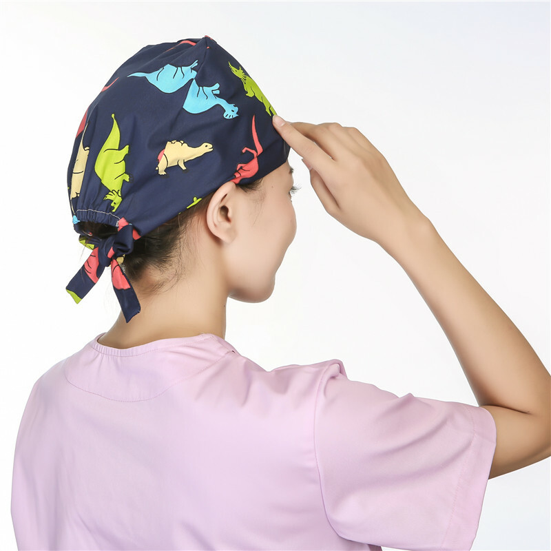 Clinic Medical Hat Doctor Surgical Print Women and Man Working Cap ...