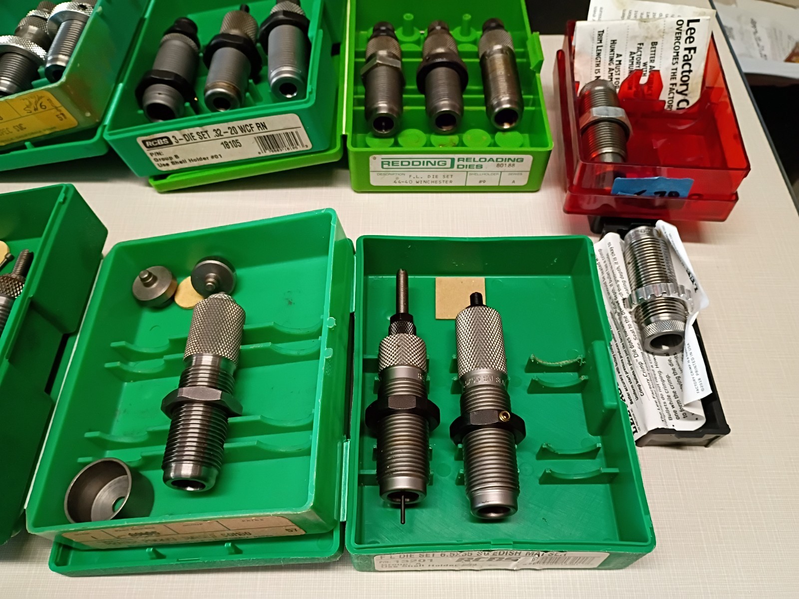 Large Reloading Die Lot many dies in cases | eBay
