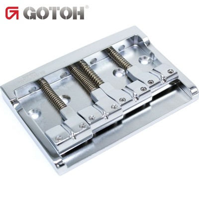 NEW Gotoh S510B-4 4-String Bass Bridge Steel Base Plate, Brass Saddles ...