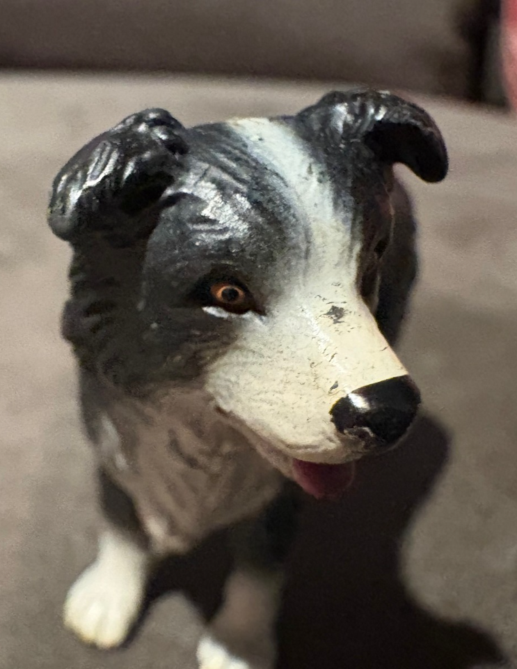 Schleich #16330 2002 BORDER COLLIE Figure Retired Germany Dog Toy ...