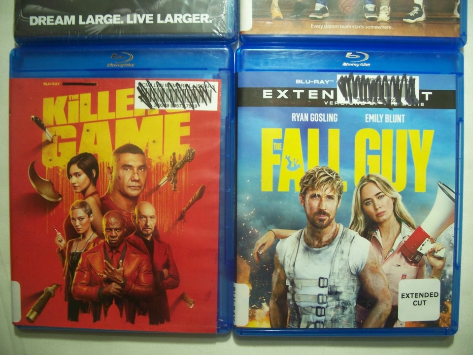 THE KILLER'S GAME Blu-Ray MOVIE, FALL GUY, ENTOURAGE, CHAMPIONS,4 BLU ...