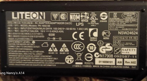 LiteOn 10A /25V AC Adapter for Computer 19V 65W | eBay