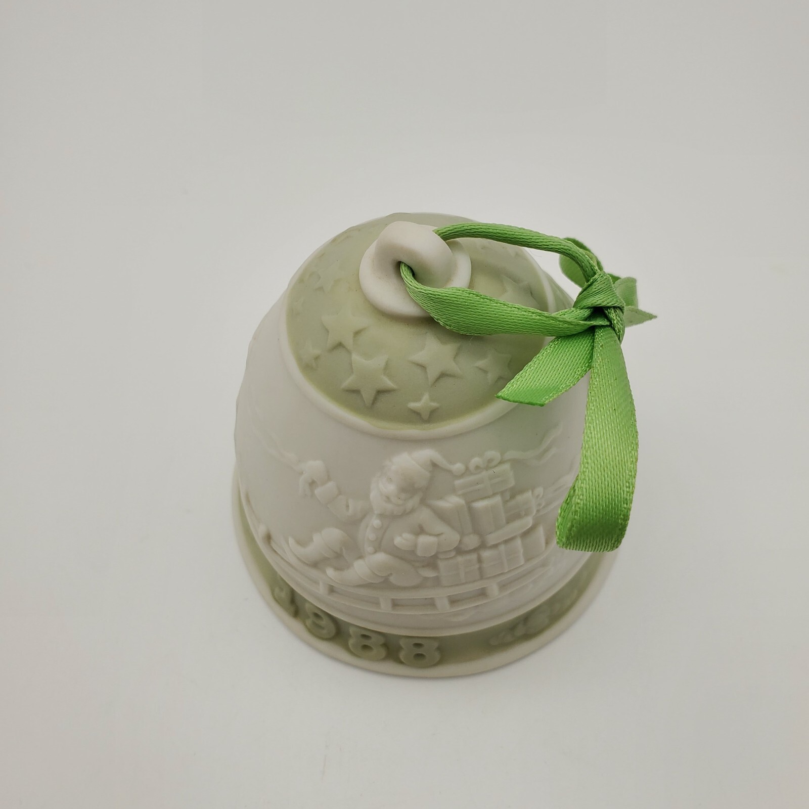 Vintage Lladro Christmas Bell Porcelain 1988 Second Annual Ornament EUC ...