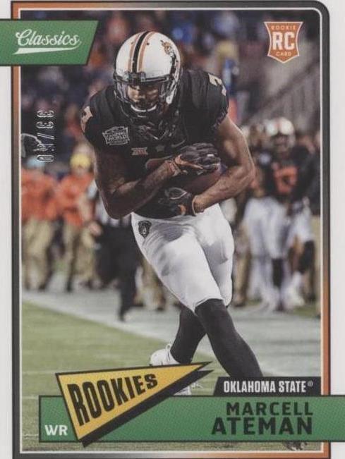 2018 Panini Classics - Rookies Marcell Ateman #258 Blank Back /50 (RC ...
