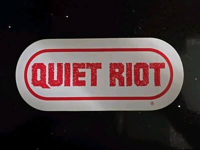 Vintage WRIF 101 Bumper Sticker Detroit Rock Station Radio FM Quiet ...